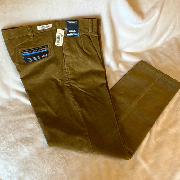 Roundtree & Yorke | Pants | Nwt Roundtree Yourke Light Brown Corduroy ...